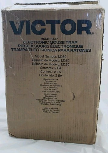 Victor M260 Indoor Multi-Kill Humane Electronic Mouse Trap Quick Easy ...