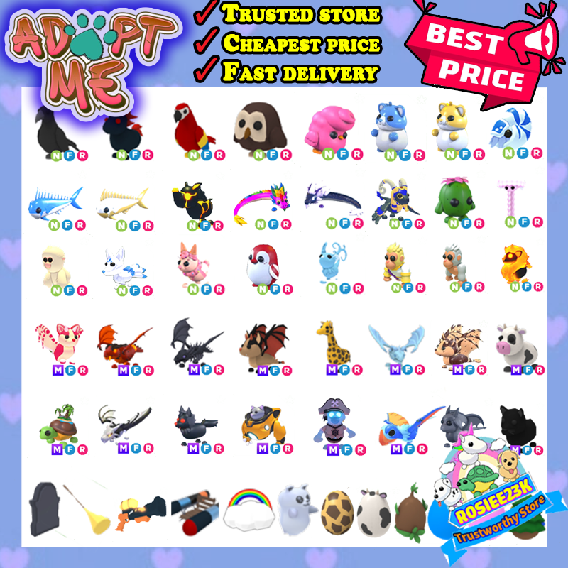 Roblox Adopt Me Legendary Mega Neon Fly Ride Dragon Mfr 3 Royal Eggs