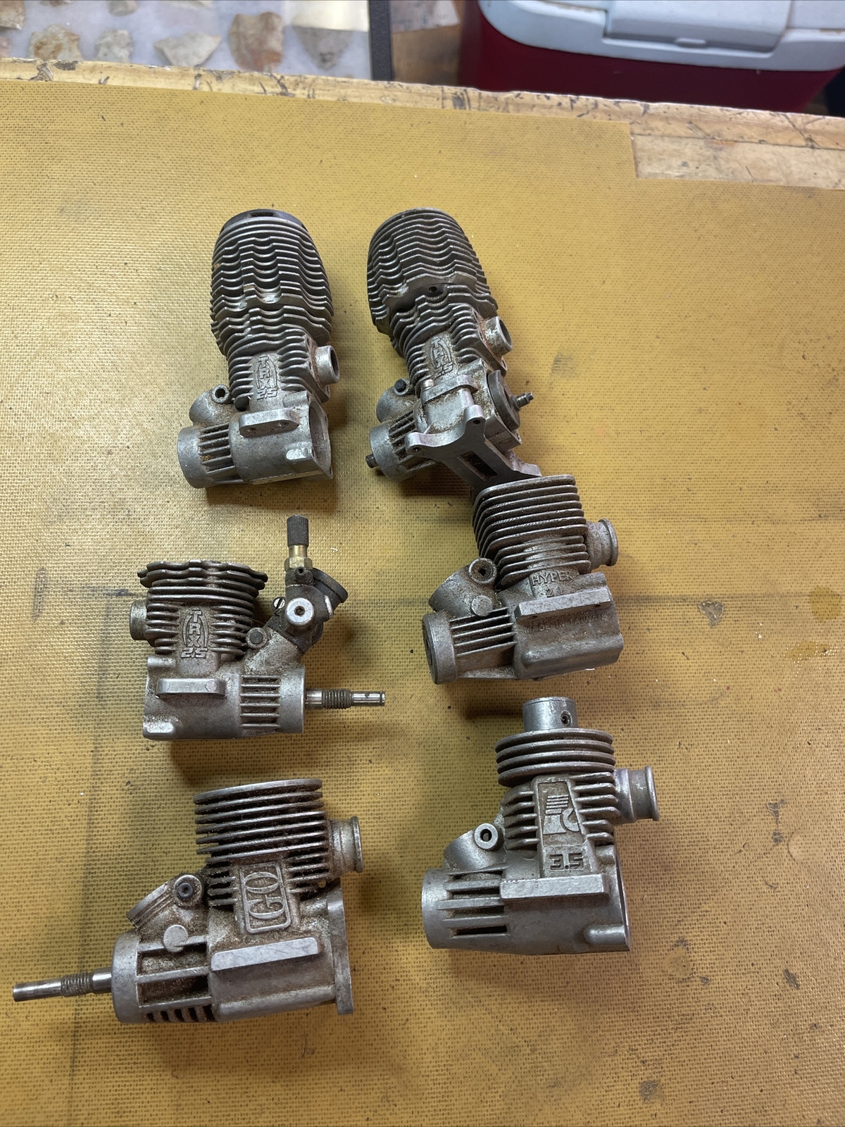 Lot Of 6 Rc Gas Engines For Parts Repair Tex Hyper Etc.. | eBay