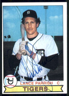 1979 Topps #469 Lance Parrish - On Card Autograph | eBay