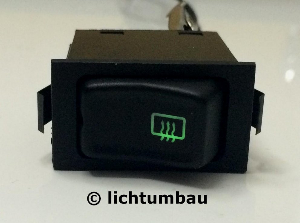 VW Golf 1 Cabrio Scirocco II Schalter Heckscheibenheizung BLAU WEISS ...