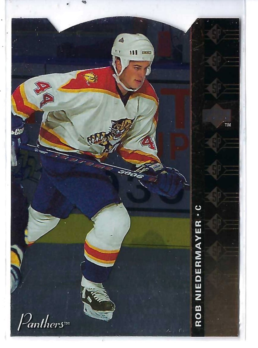 1994-95 Upper Deck SP Die-Cut Rob Niedermayer - Florida Panthers | eBay