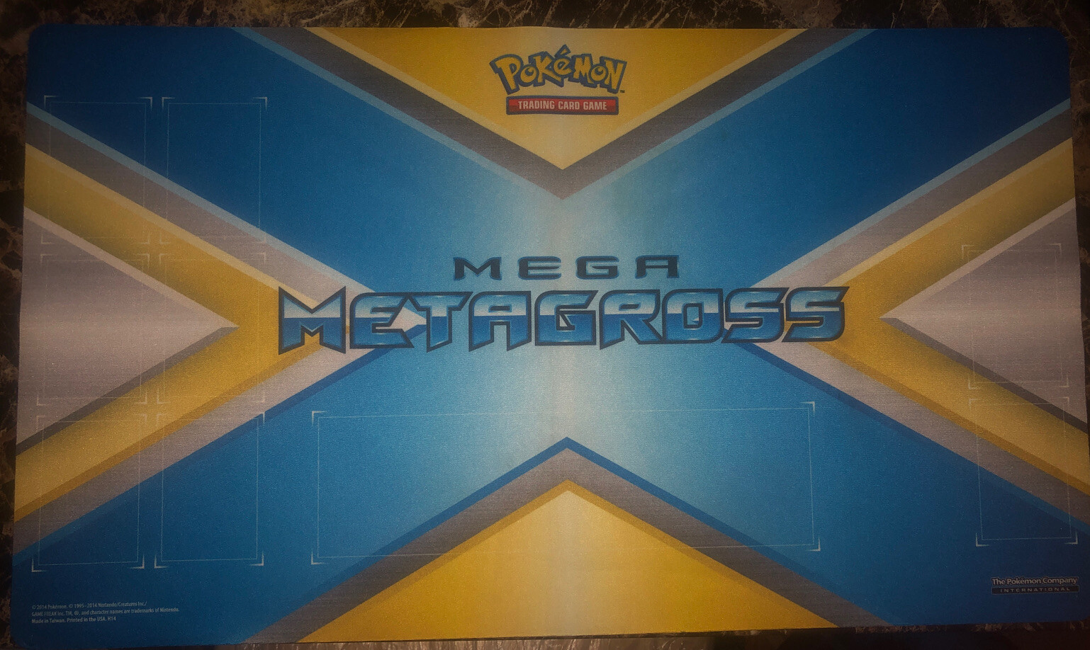 Mega Metagross X EX Playmat Pokemon Brand TCG Trading Card Game Play Mat 2014 | eBay