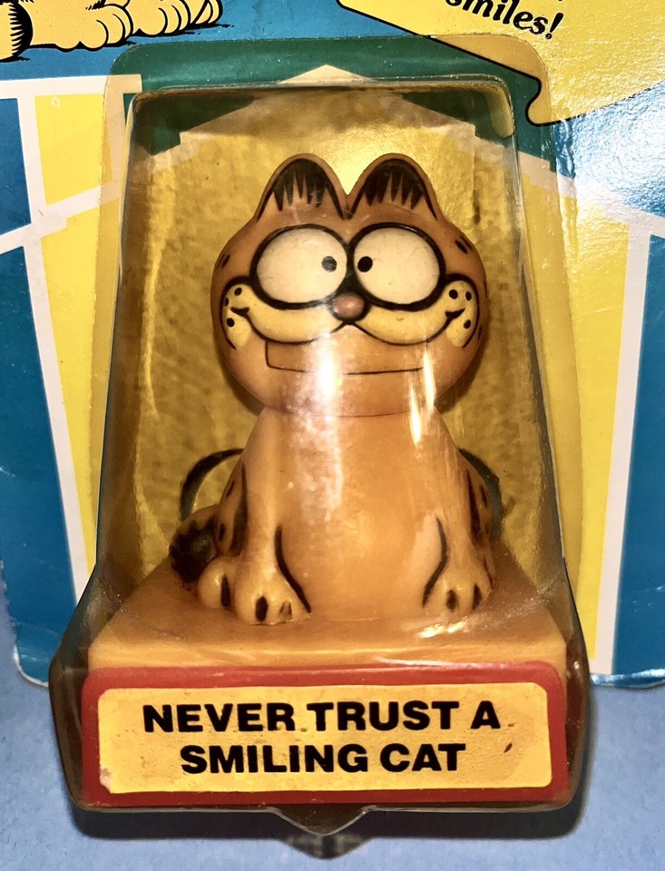 Garfield Wisecracks Smiles Factory Sealed 1982 Mattel | eBay