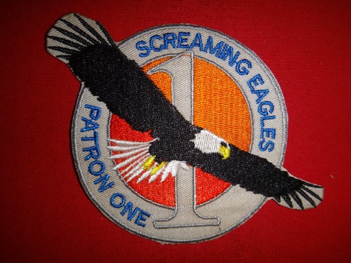 US Navy Patrol Squadron VP-1 PATRON ONE Screaming Eagles Vietnam War Patch | eBay UK