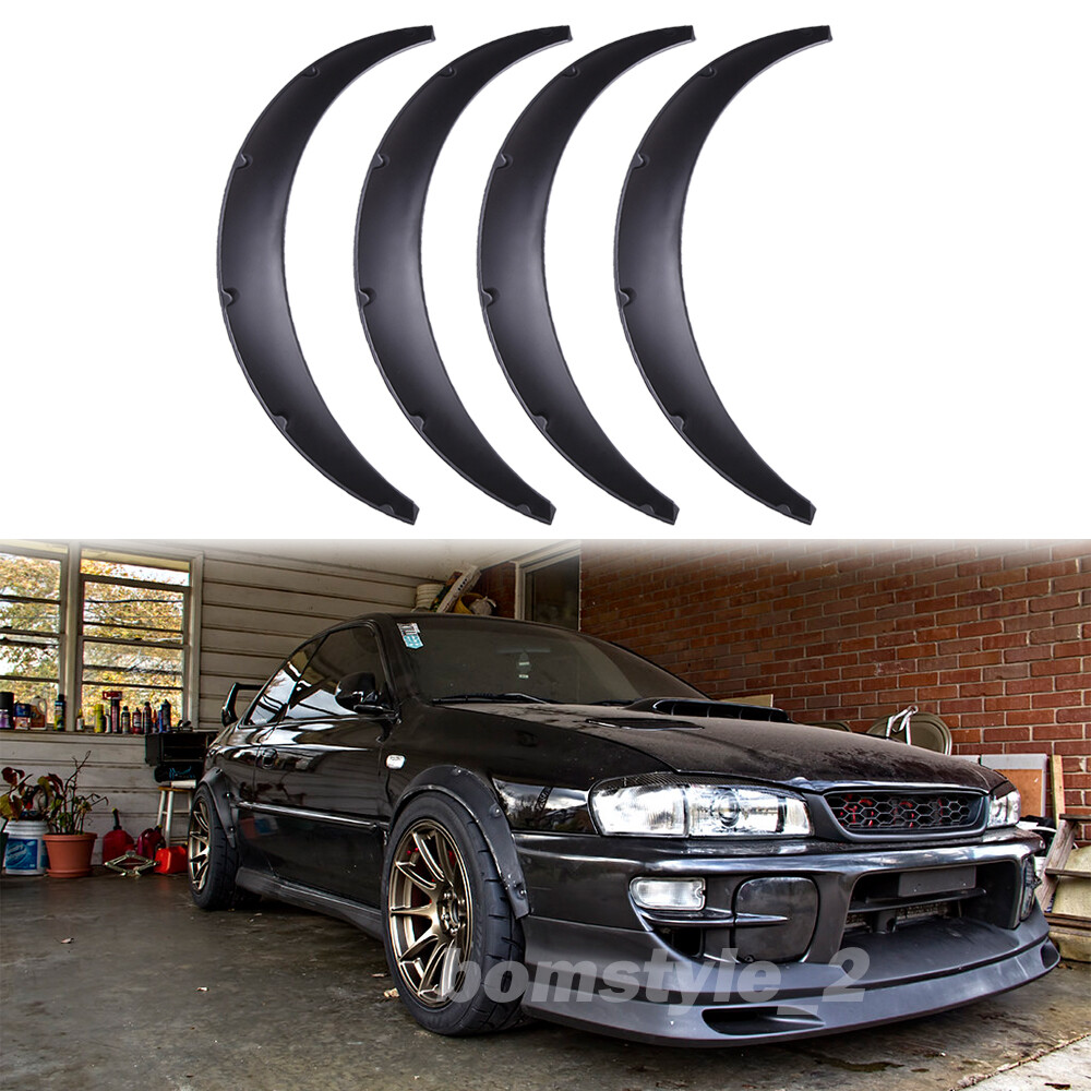 3.5" Fender Flares Flexible Extra Wide Wheel Arches For Subaru Impreza ...