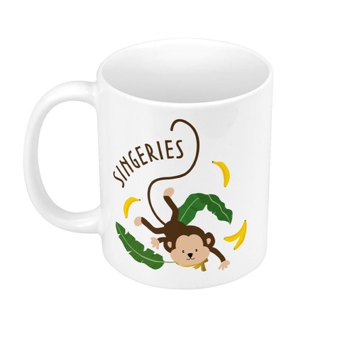 Tasse Céramique Mug Mr. Singe Roi des Singeries Illustration pour ...