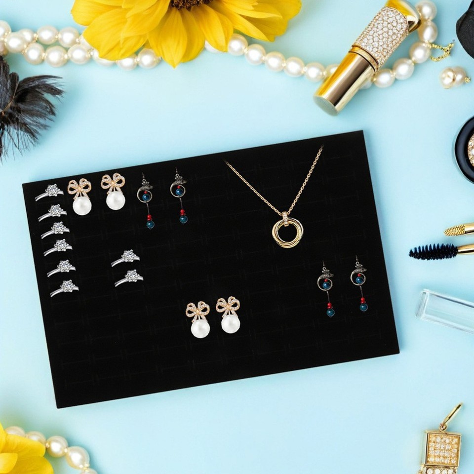 Earring Foam Jewellery Insert Jewelry Box Pad Display Velvet | eBay