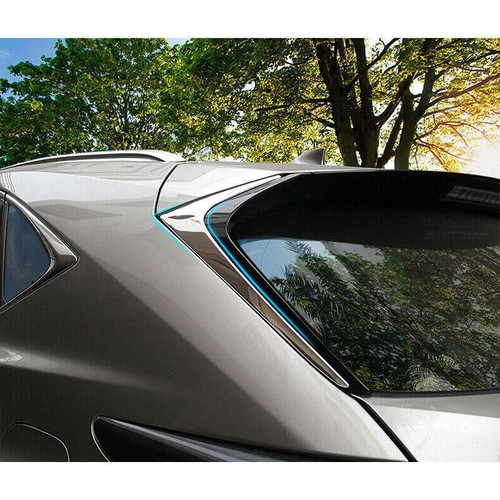For Lexus NX200t 300h 2015-2021 Silver Rear Window Spoiler Triangle ...