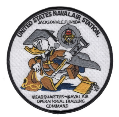 4.5" NAVY NAVAL AIR STATION JACKSONVILLE FLORIDA DONALD DUCK ...