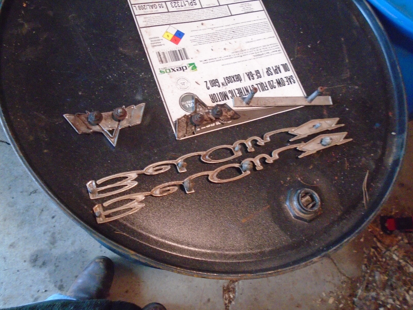 CHEVROLET BELAIR SCRIPT EMBLEMS, BADGES, DASH SCRIPT, L0T OEM1965-66 ...