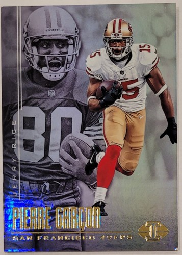 2017 Panini Illusions Football Pierre Garcon & Jerry Rice San Francisco ...