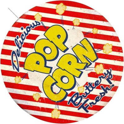 Popcorn Vintage Vinyl Decal Sticker Waterproof | eBay