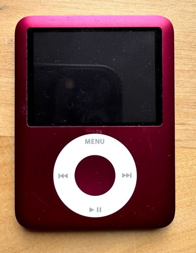 iPod Nano 3rd Generation Model A1236 8GB (product) Red | eBay