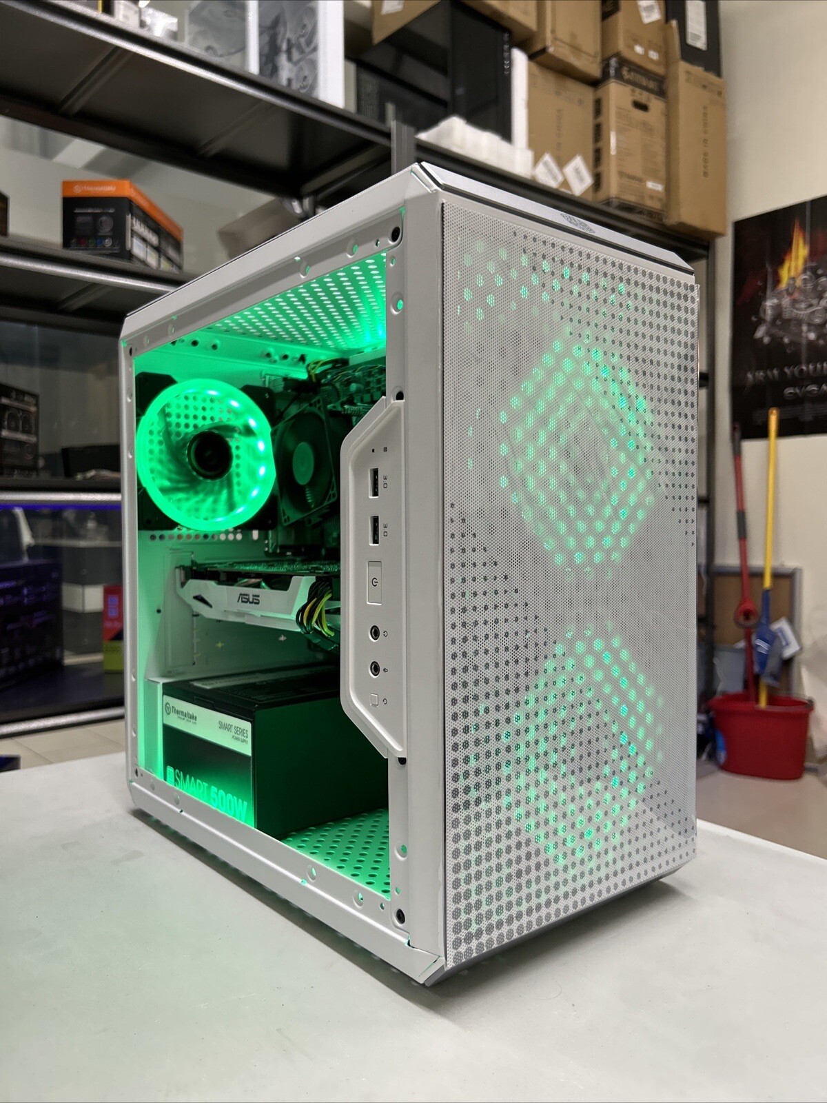 Custom ARGB Gaming PC Desktop Computer Intel I7 16GB 3TB 500GB SSD GTX ...