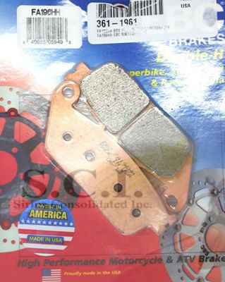 HONDA CB750 VT600 VT750 VT1100 SHADOW VTX1300 EBC FA196HH FRONT BRAKE ...