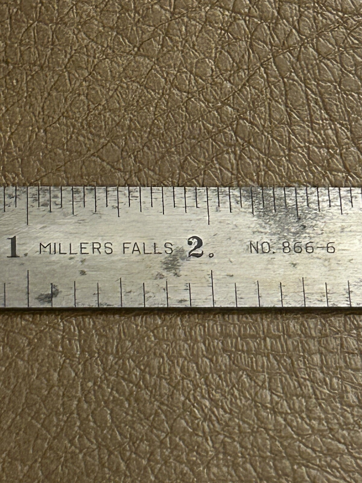Vintage 6" Millers Falls No.866-6 No.4 Grad Tempered Steel Machinist ...