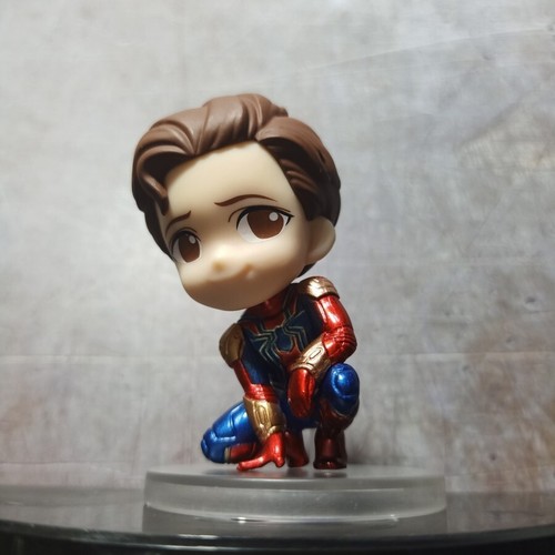 Marvel Avengers End Game Character Spiderman Peter Parker Chibi Figure ...