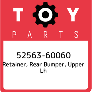 52563-60060 Toyota Retainer, rear bumper, upper lh 5256360060, New ...