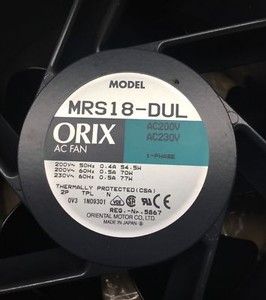 For Japanese ORIX MRS18-DUL 18cm 18090 200-230V industrial cooling fan ...