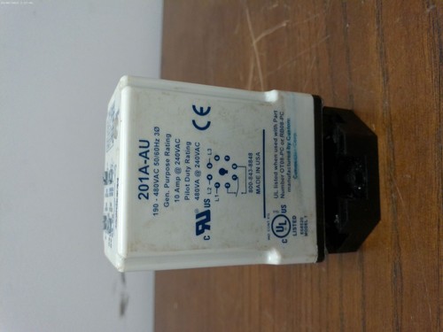 SYMCOM 201A-AU VOLT. MONITOR 8-PIN MOTOR SAVER 190-480VAC 3-PH W/RB08 ...