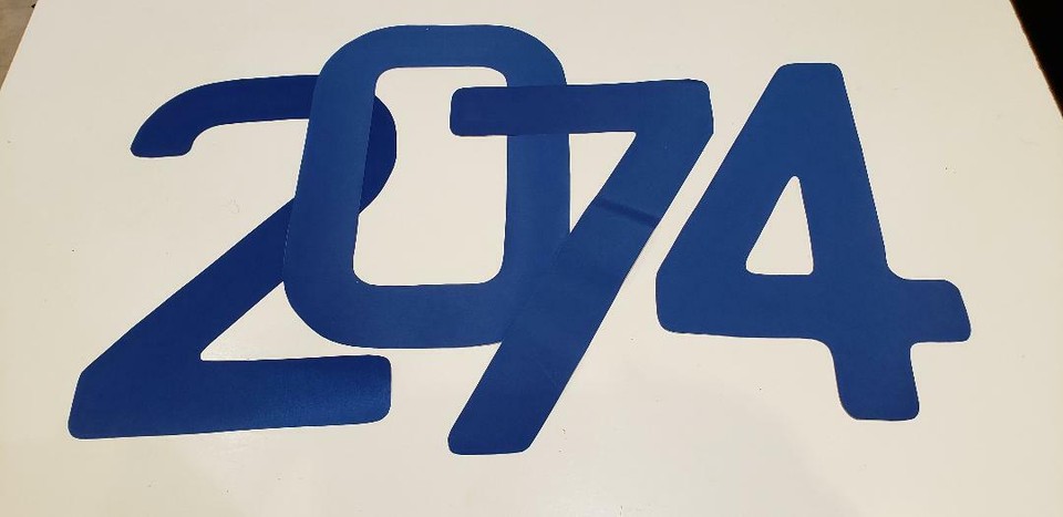 Sail Numbers Self Adhesive 5 Sizes 8 Colours Fast Dispatch Dinghy ...
