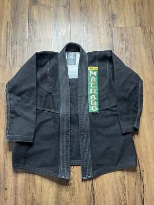Carlos Machado Jiu Jitsu Gi Top Robe Size Y1 Black | eBay