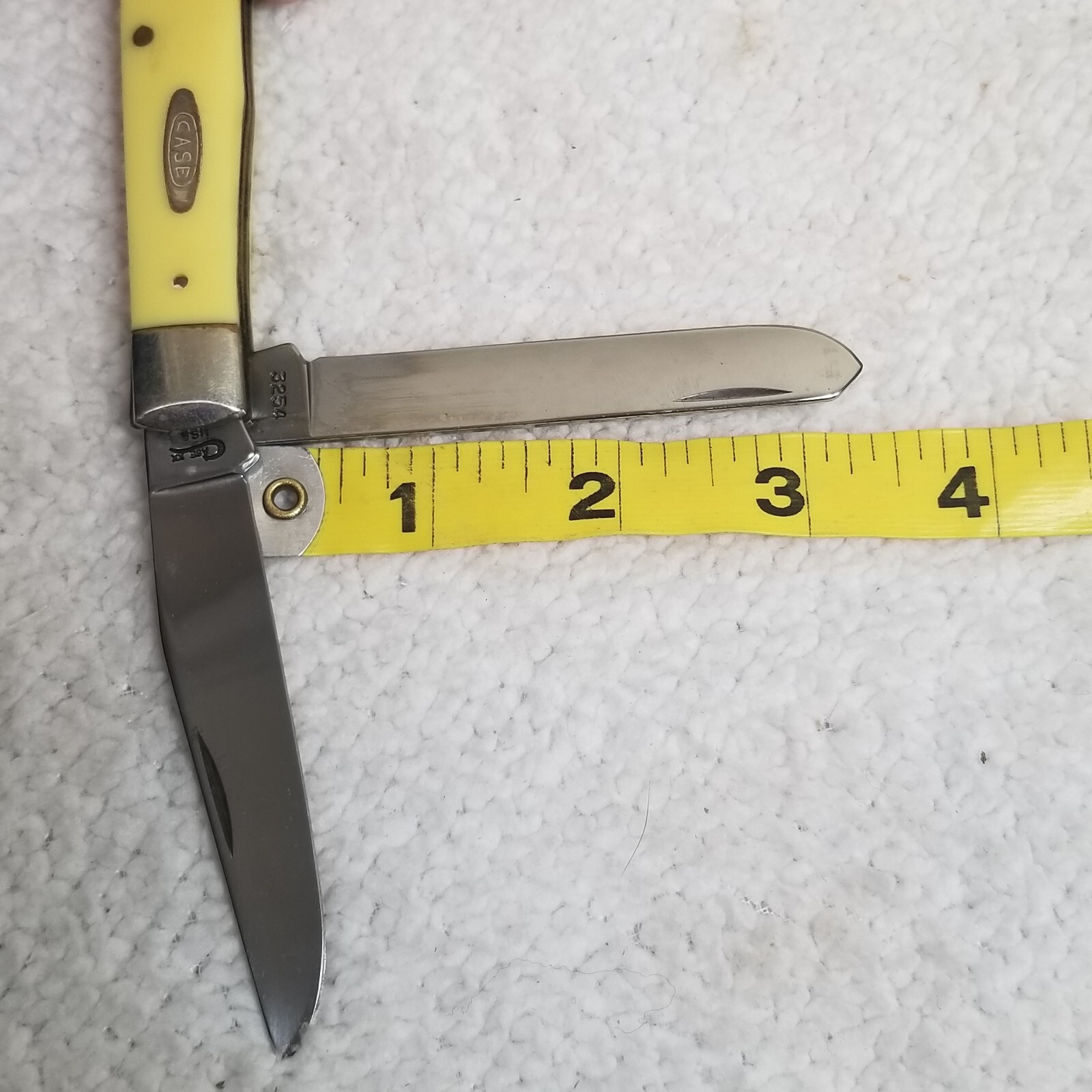 Case XX 3254 SS Yellow Trapper 2 Blade Pocket Knife. Bob Box 2 | eBay