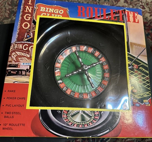 Vintage Roulette Game, Chips, Mat, 2 Steel Balls | eBay
