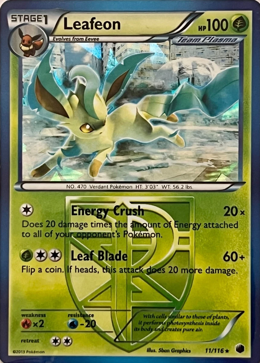 Leafeon Card Plasma
