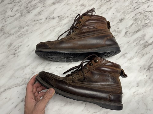 RJ Colt Leather Chukka Ankle Boots Mens 11 Brown Nomad RJC Vintage 90s ...