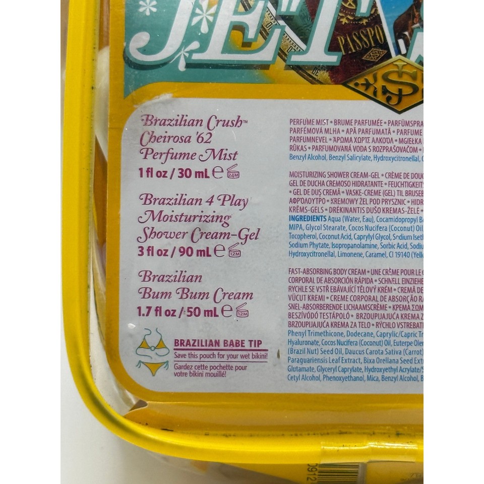 Sol de Janeiro Brazilian Jet Set Perfume Mist Shower Gel Cream Travel ...