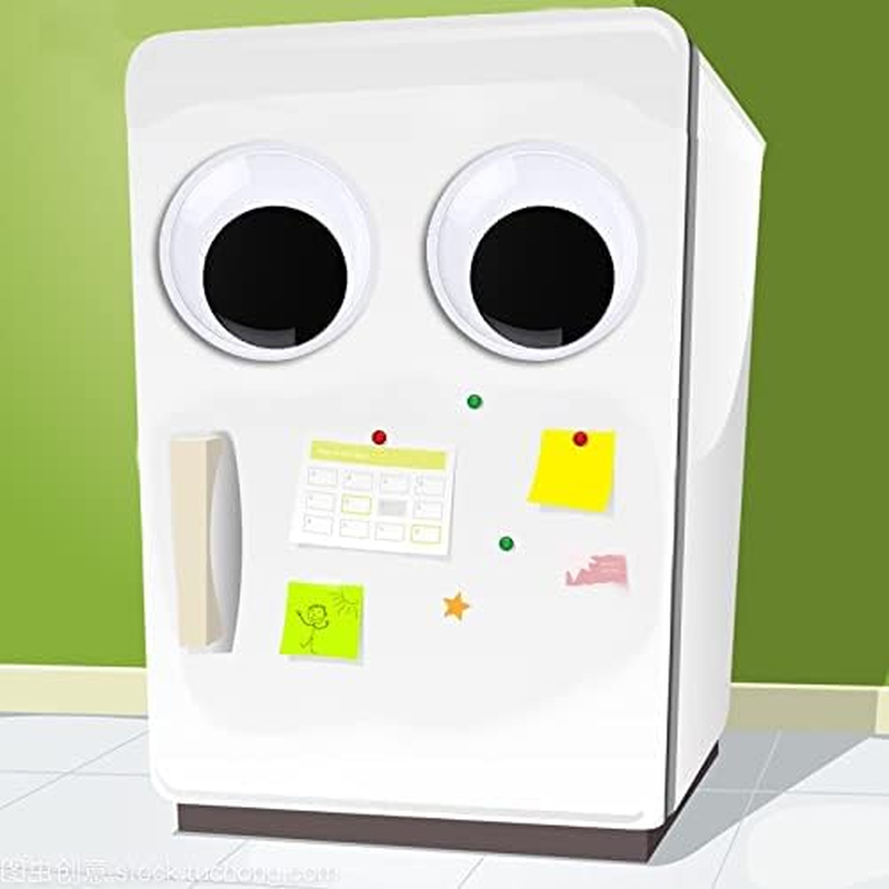 5.9 Inches Giant Wiggle Eyes with Self Adhesive, Black White Googly ...