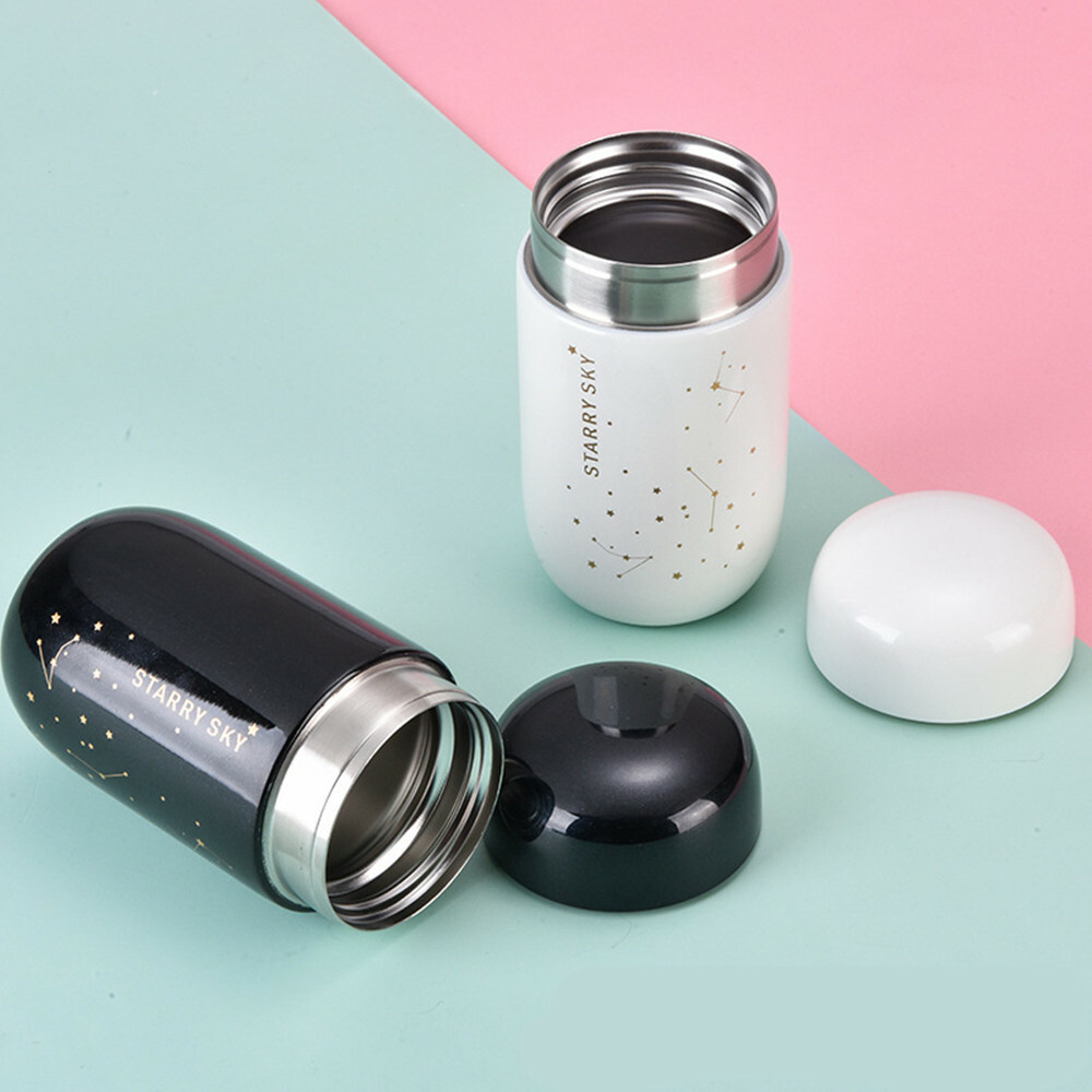 Thermos Coffee Mug Mini Small Capacity Leakproof Cup 200ml Vacuum Flask ...