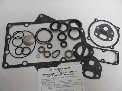 981801 0981801 OMC Intermediate Housing Gasket & Seal Kit 100-245 HP | eBay
