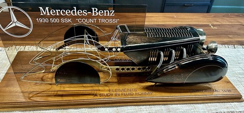 Mercedes Benz 500 SSK 1930 Count Trossi Bruce Wheeler Signed Limited ...