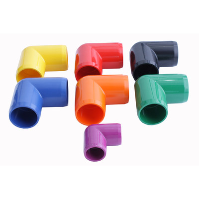 Biotek Marine Colored PVC 90 Degree Elbow Fittings 1 1/14" 1/2",1",3/4 ...