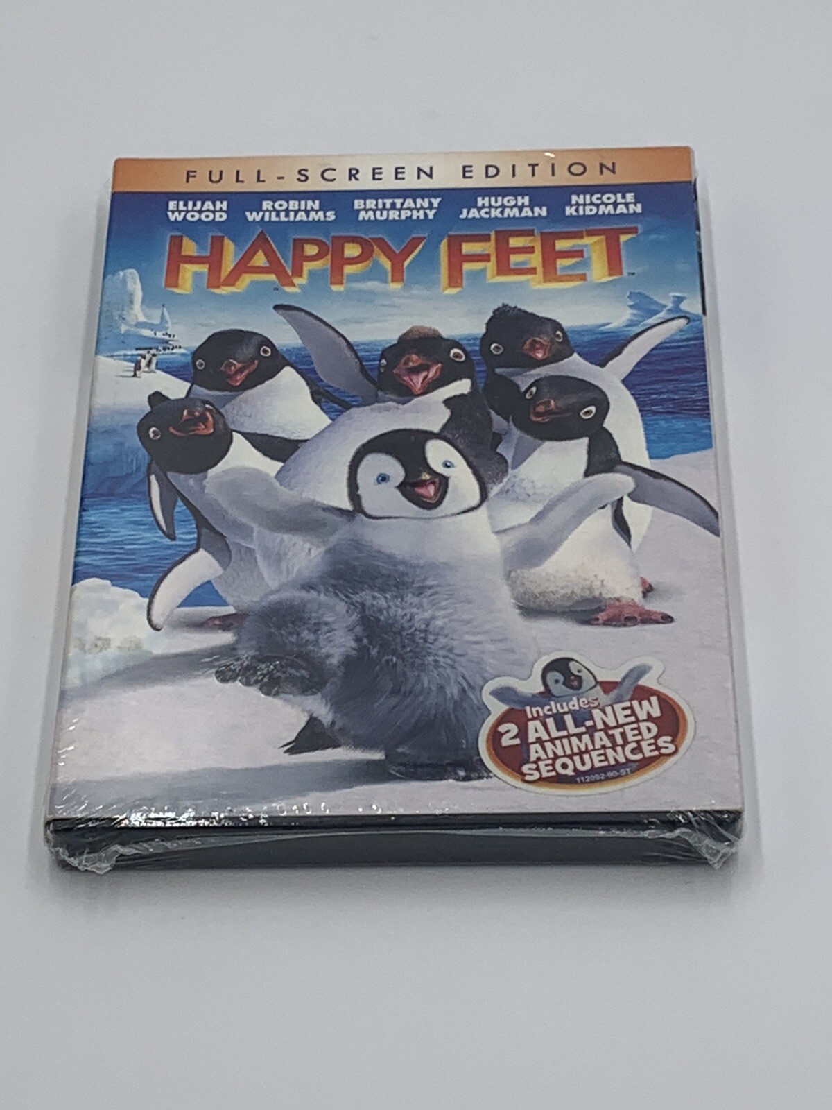 Happy Feet (DVD, 2007, Full Frame) Award Winning Kids Movie PG like NEW ...