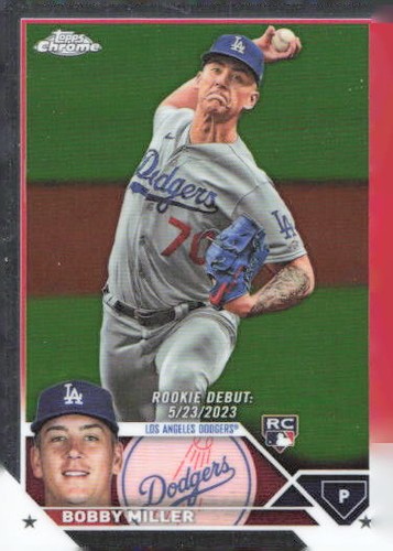 2023 Topps Chrome Update Baseball Bobby Miller #USC199 Rookie RC | eBay
