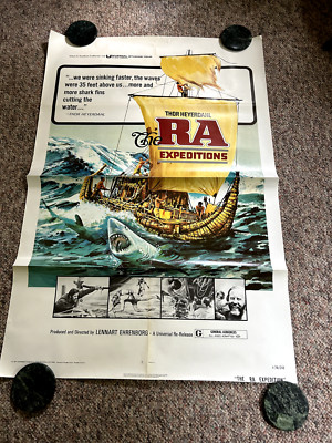 The RA Expedition Original Vintage Poster Single Sided, Thor Heyerdahl ...