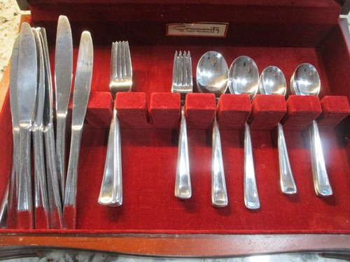 Hampton Silversmith #235 Stainless Flatware Lot of 36 Pieces | eBay