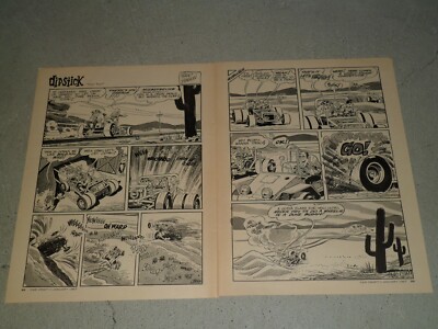 VARIOUS VINTAGE 1966 1967 DIPSTICK COMIC CARTOON - FRED BOATMAN - HUGE ...