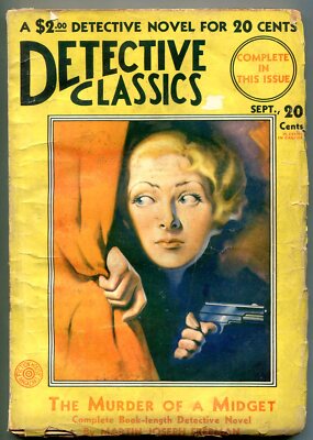 PULP: Detective Classics Pulp September 1931- Murder of a midget ...