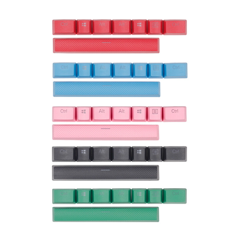 8 PCS Replacement PBT Keycap with 6.5U spacebar for Corsair Strafe K65 ...