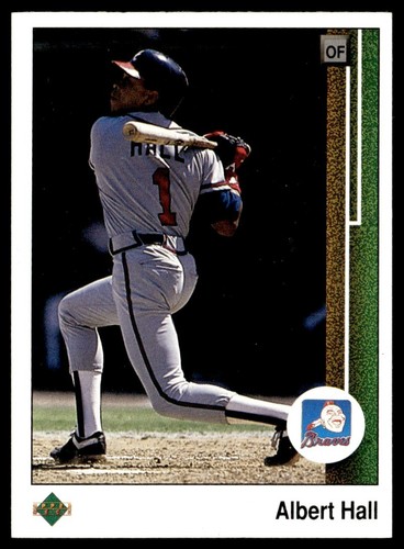 1989 Upper Deck Albert Hall Atlanta Braves #93 | eBay