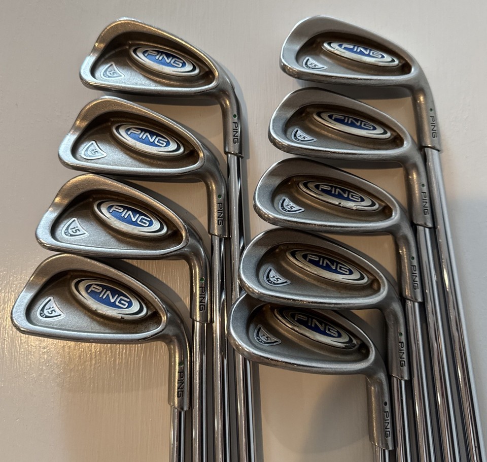 Ping i5 Series USA Irons Wedges Set 4-SW 9 Clubs Golf Pride Grip Green ...