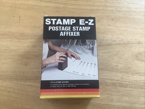 Vintage Postal Stamp Affixer Original Box With Instructions | eBay