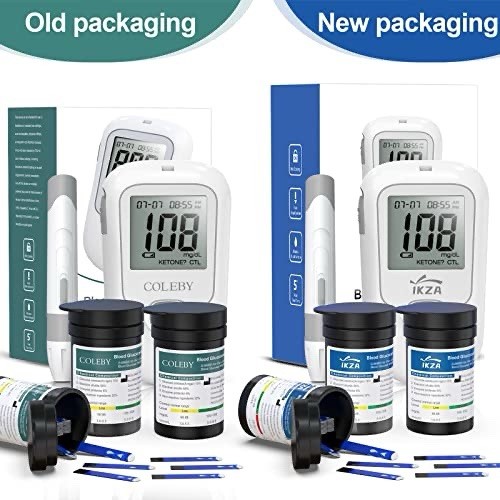 Diabetes Test Kit Blood Sugar Glucose Monitor Meter 100PC Strips Tester ...