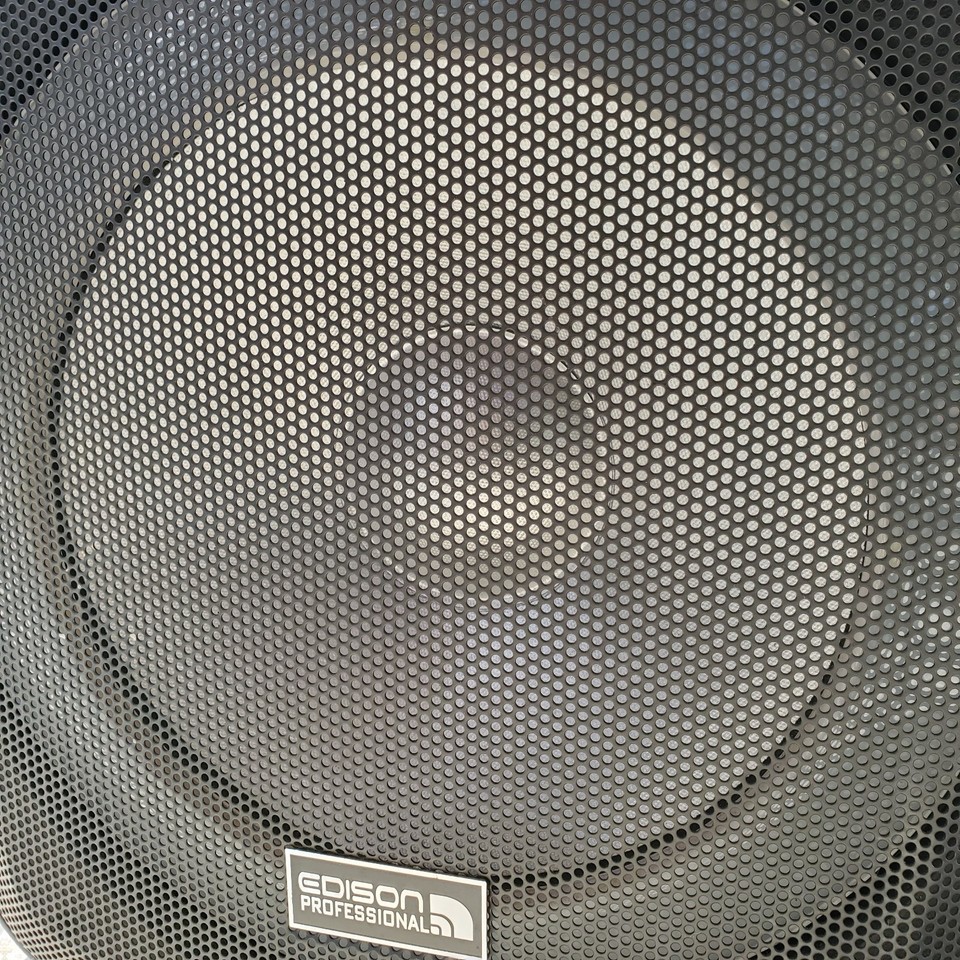 Edison Professional EN-1600 PA Speaker Portable Audio System Tested ...