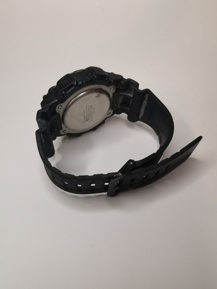 Casio W-735H-1AVEF Men's Boys Vibration Alarm Black Resin Strap Watch ...